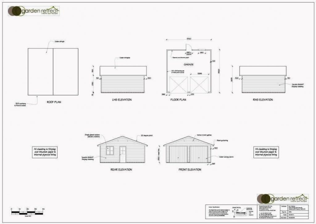 Timber Double Garage, Middlesex – Garden Retreat