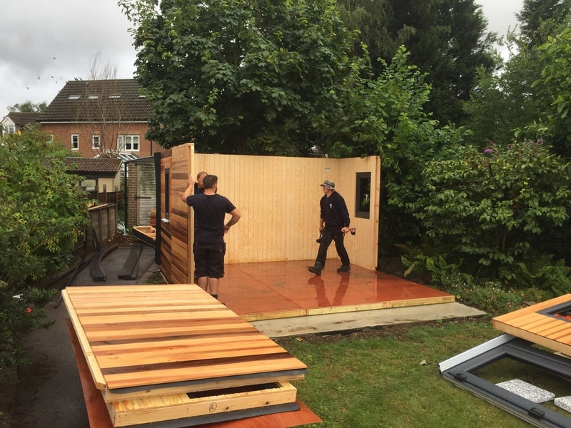 Cedar Cladding Garden Room, Hampshire – Garden Retreat