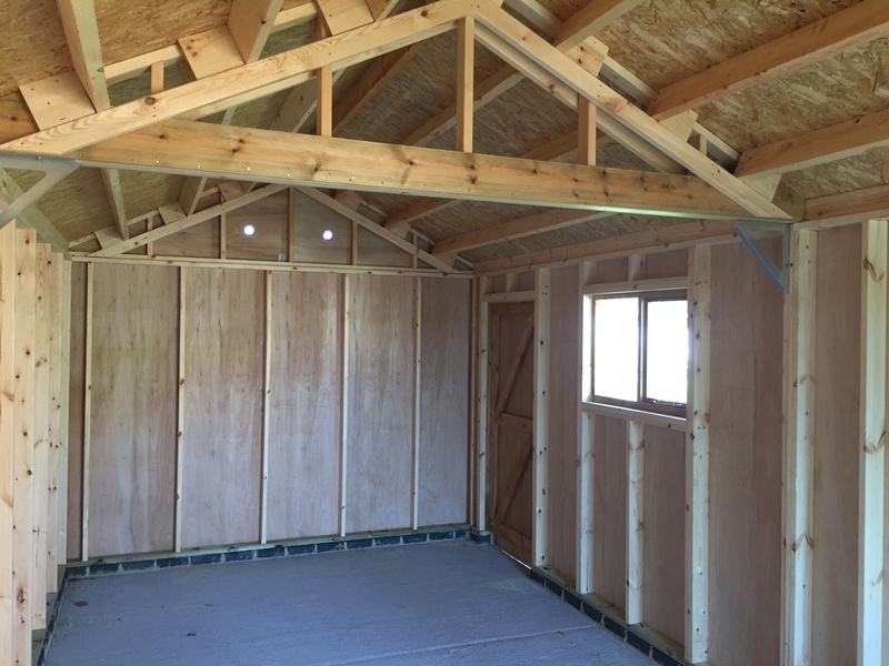 Single Timber Garage, Dorset – Garden Retreat