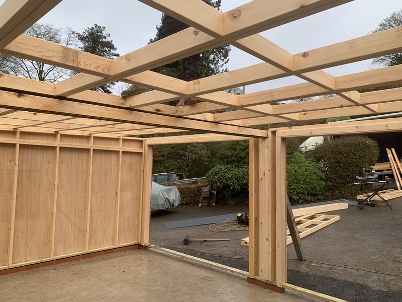 Double Wooden Garage, Somerset – Garden Retreat
