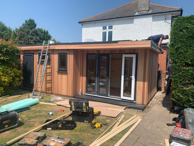 Cedar Cladding Garden Room, Dorset – Garden Retreat