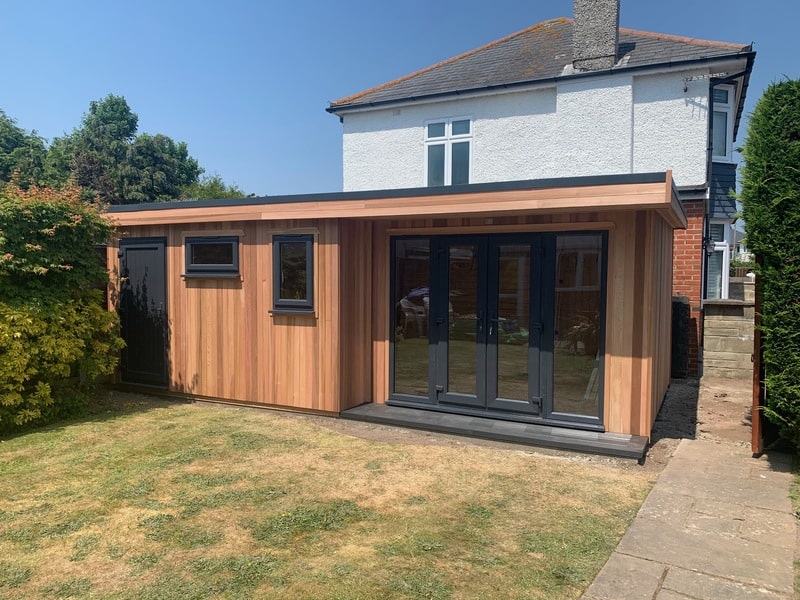 Cedar Cladding Garden Room, Dorset – Garden Retreat